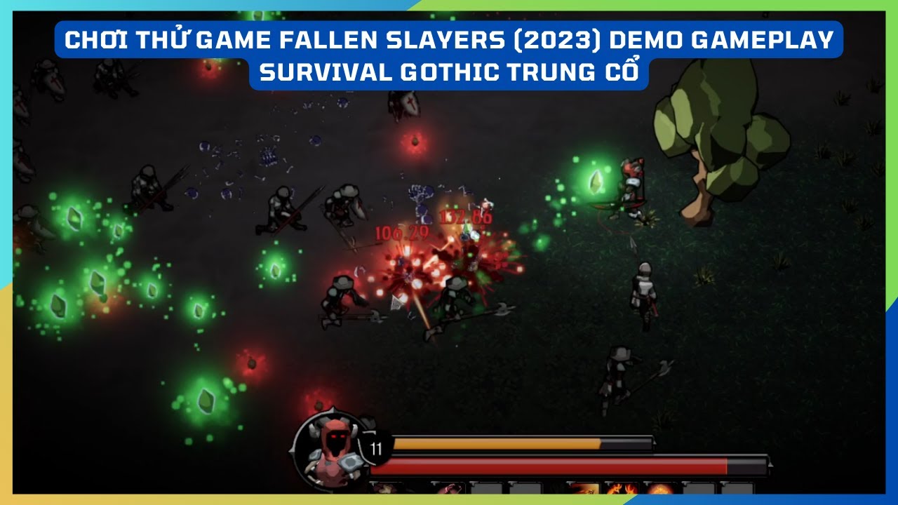 Fallen Slayers (2023) Demo gameplay - Game Survival chiến binh trung cổ :D game indie đơn giản ...
