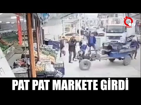 PAT PAT MARKETE GİRDİ