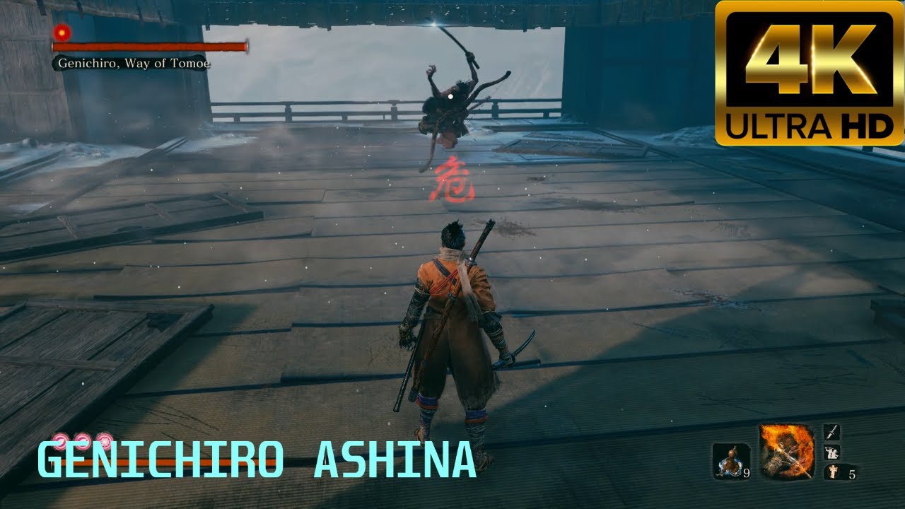 SEKIRO - GENICHIRO ASHINA BOSS FIGHT 4K - YouTube