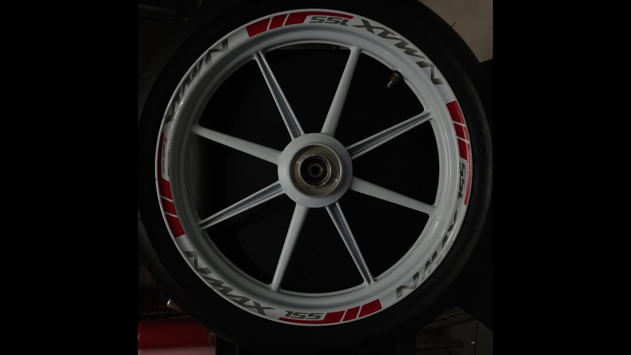 HOW TO INSTALL YAMAHA NMAX MAGS STICKER DECAL DIY step by step tutorial ...