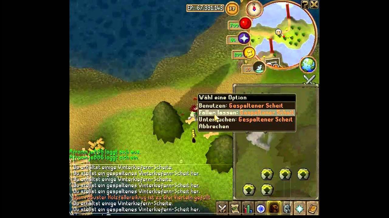 Runescape Woodcutting Arctic pines 130k exp/h - YouTube