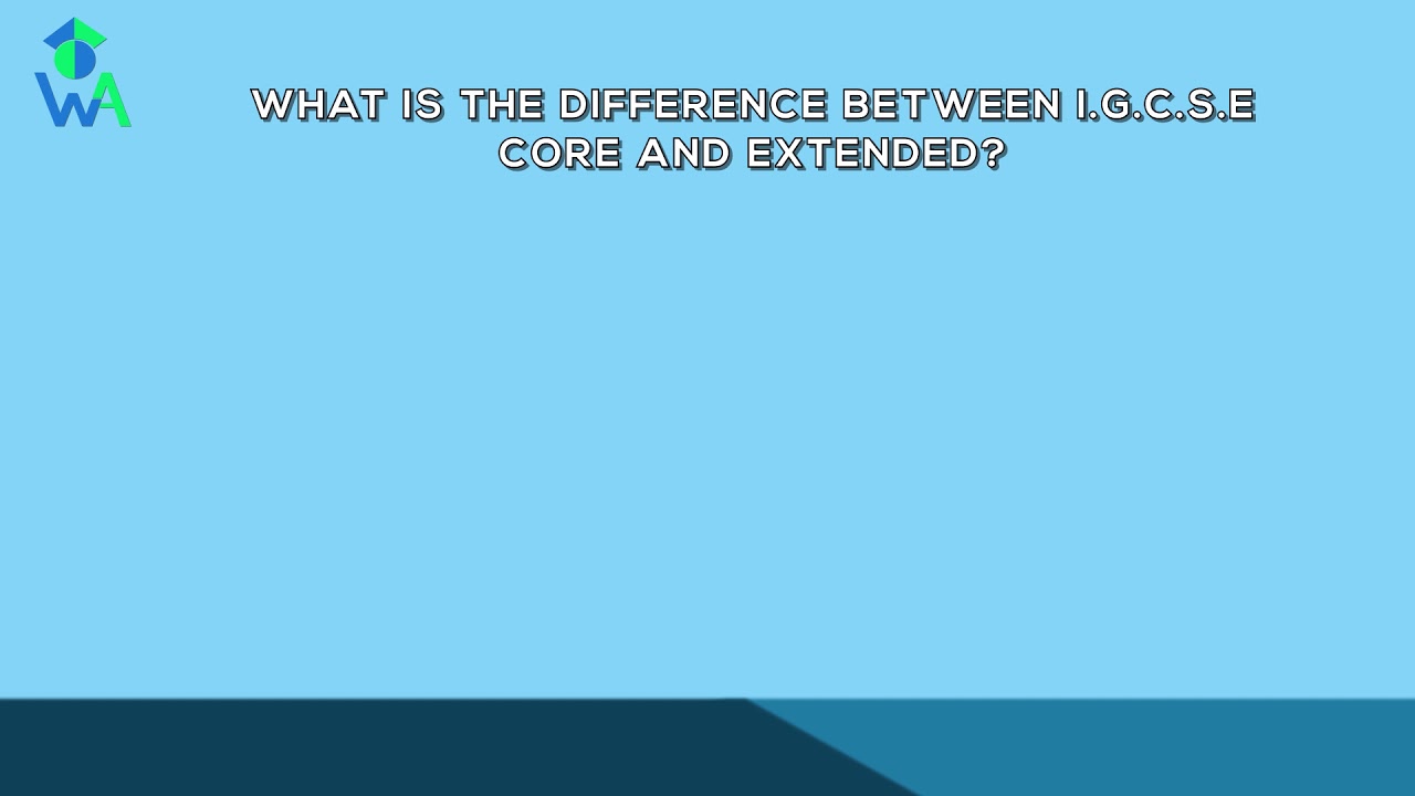 CORE & EXTENDED IN IGCSE - YouTube