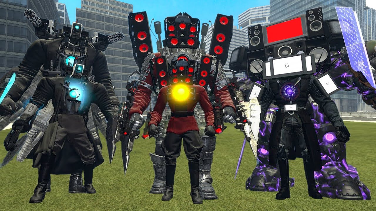 NEW MULTIVERSE TITAN CAMERA MAN VS SPEAKER MAN AND TV MAN! - SKIBIDI ...