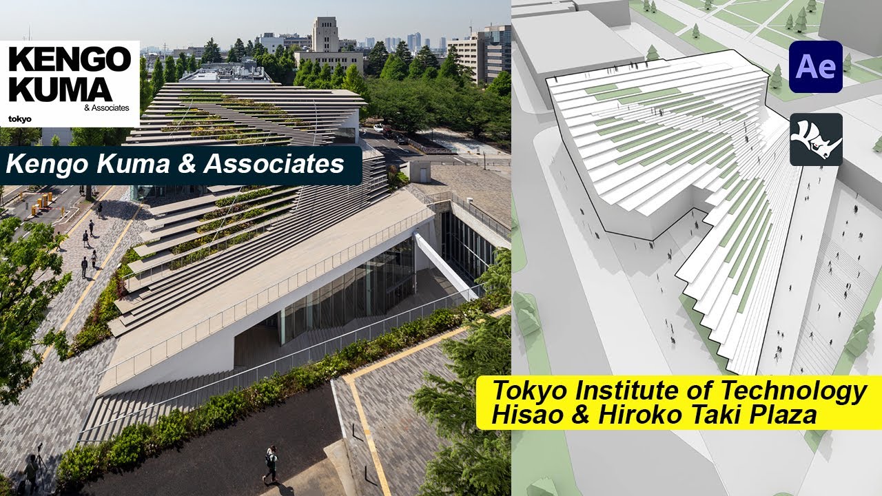 Tokyo Institute of Technology Hisao & Hiroko Taki Plaza | Kengo Kuma ...