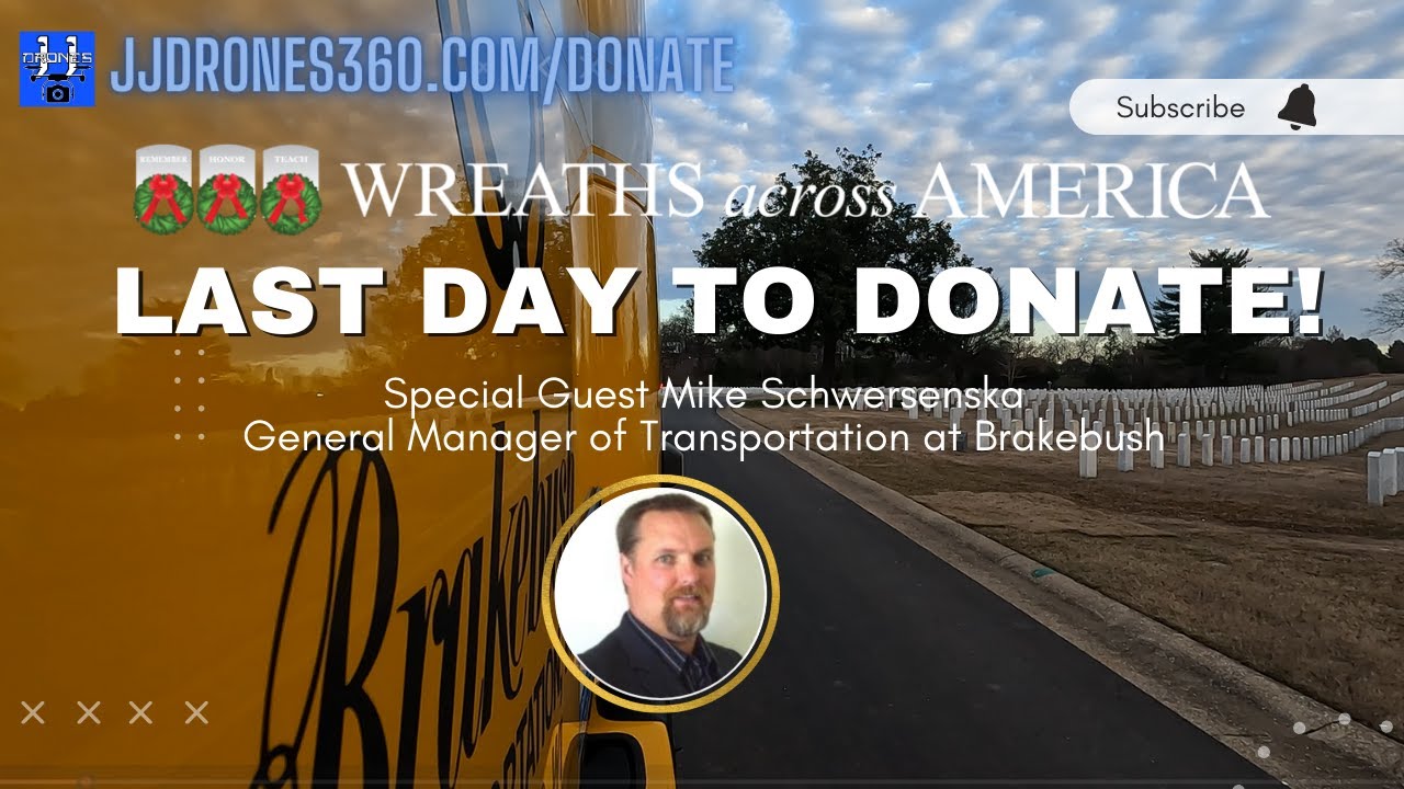 🔴JJDrones Sunday Get-Together: Last Day to Donate to Wreaths Across ...