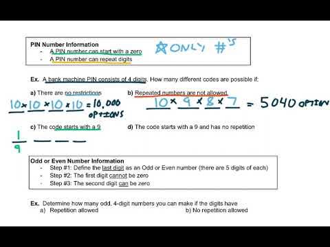 Counting Methods Lesson 1.3 - YouTube