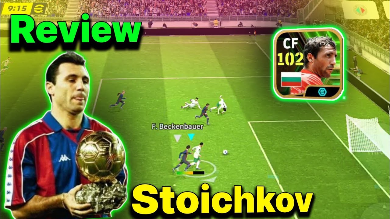Free Stoichkov Booster Card 102 Rating Gameplay Review 🔥 eFootball 2024 ...