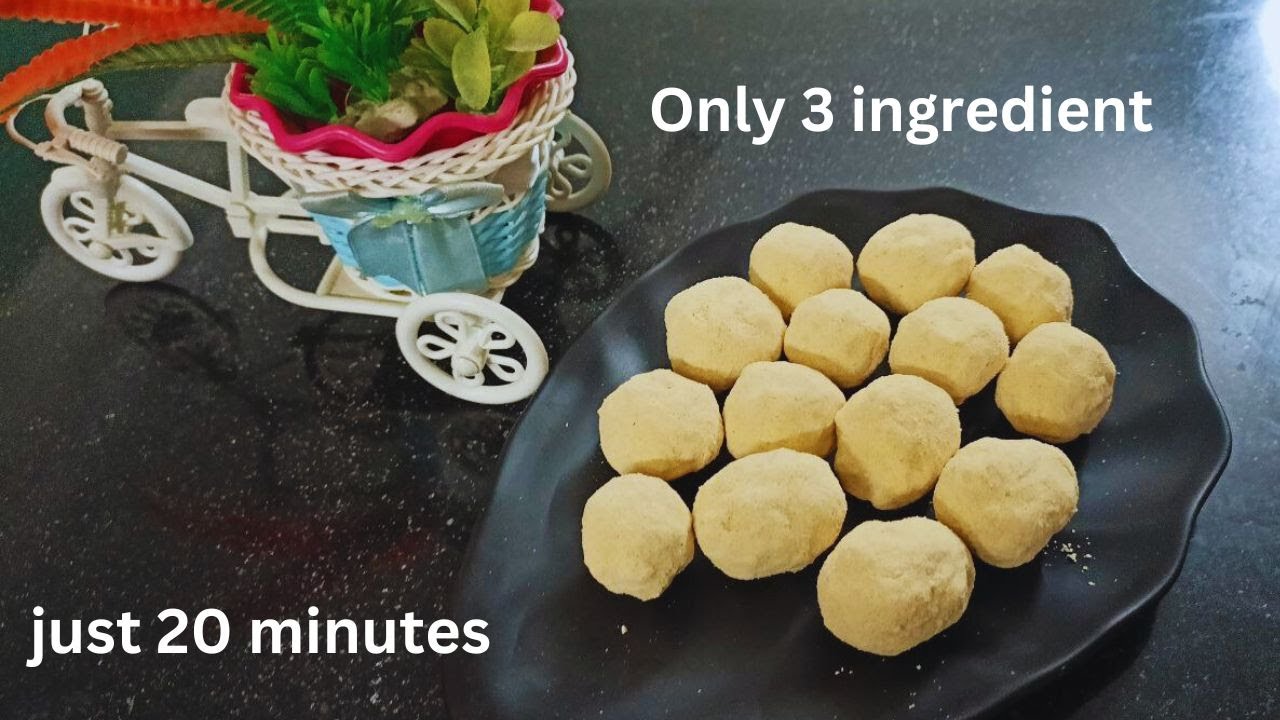 Chettinad Style Moongdal laddoo in Hindi | Only 3 Ingredient | just 20 ...