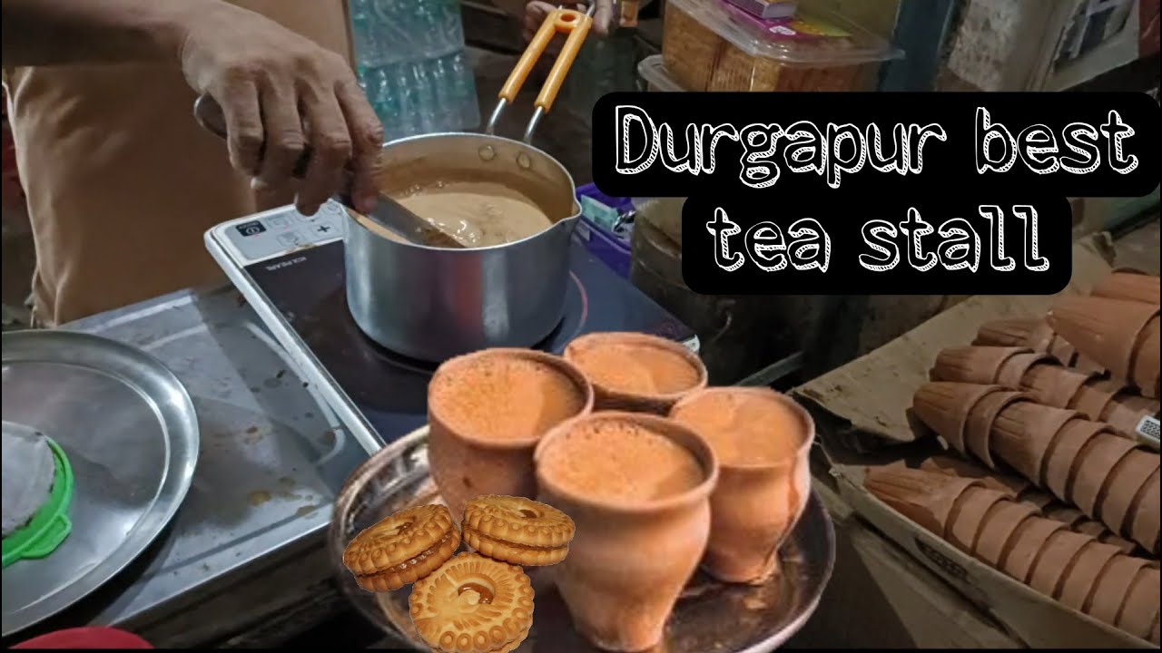 Mirabai famous tea stall || Durgapur tea lovers| KN vlogs - YouTube
