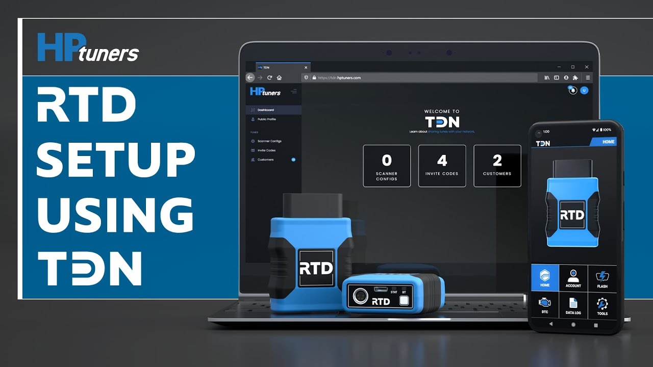 How to Set Up Your RTD With the TDN App | HP Tuners - YouTube