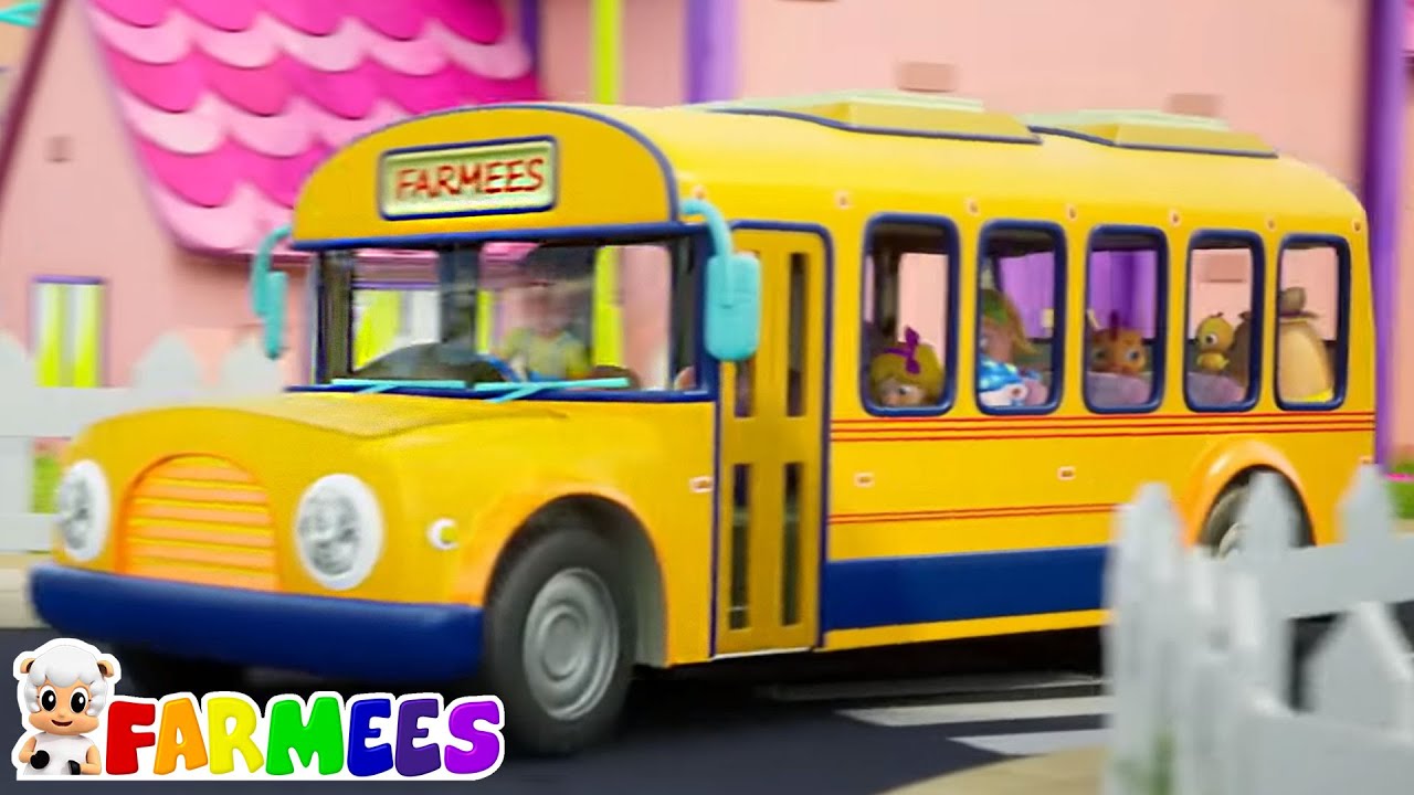 Roues sur le Bus, Comptines + Plus Véhicules Chanson pour les Enfants ...