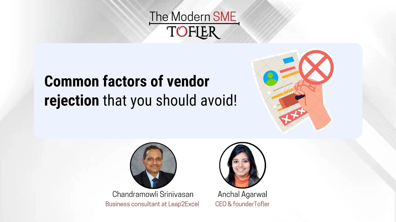 Common factors of vendor rejection that you should avoid! - YouTube