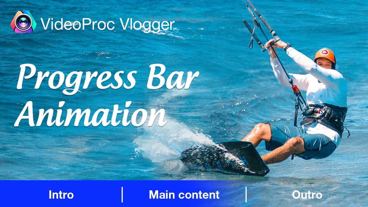 How to Add Progress Bar to Video with VideoProc Vlogger | Simple and ...