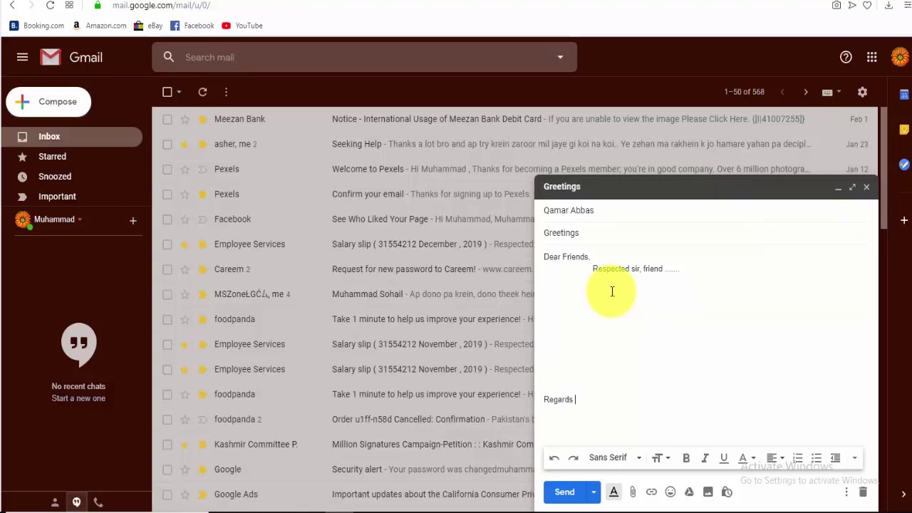 How to EMAIL someone - EMAIL karne ka tarika in urdu gmail se EMAIL ...