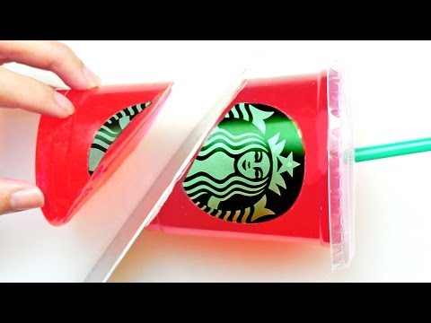 DIY How to Make STARBUCKS Gummy Jelly Dessert Bottle
