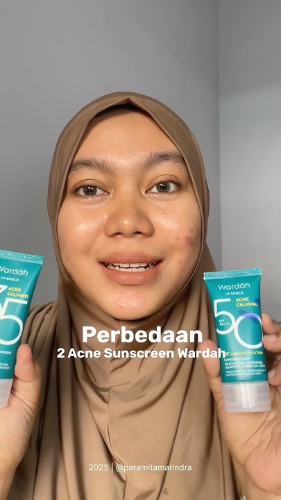 Perbedaan Wardah UV Shield Acne Calming SPF 35 & SPF 50, lihat ini sebelum kamu beli !! - YouTube