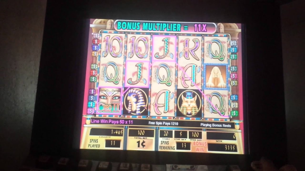 Cleopatra II (IGT) - BIG WIN W/ Re-trigger! - YouTube