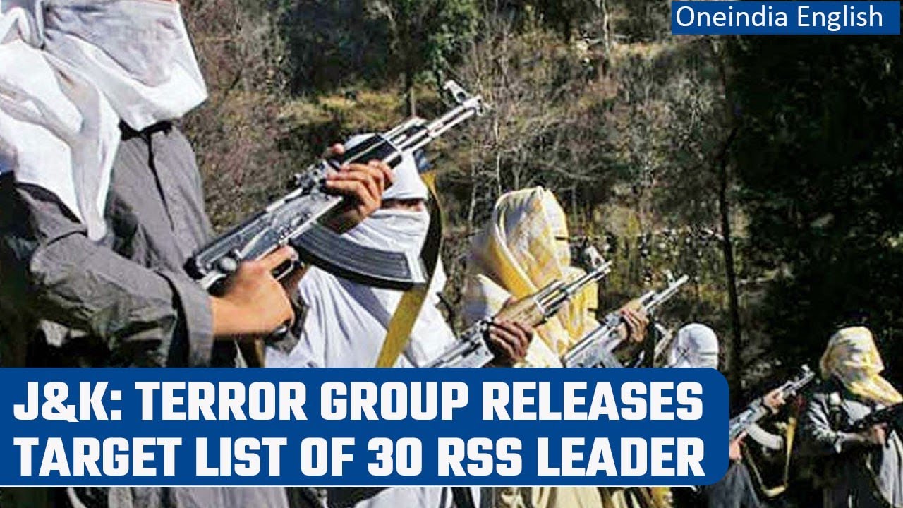 The Resistance Front terror group threatens RSS workers in J&K ...