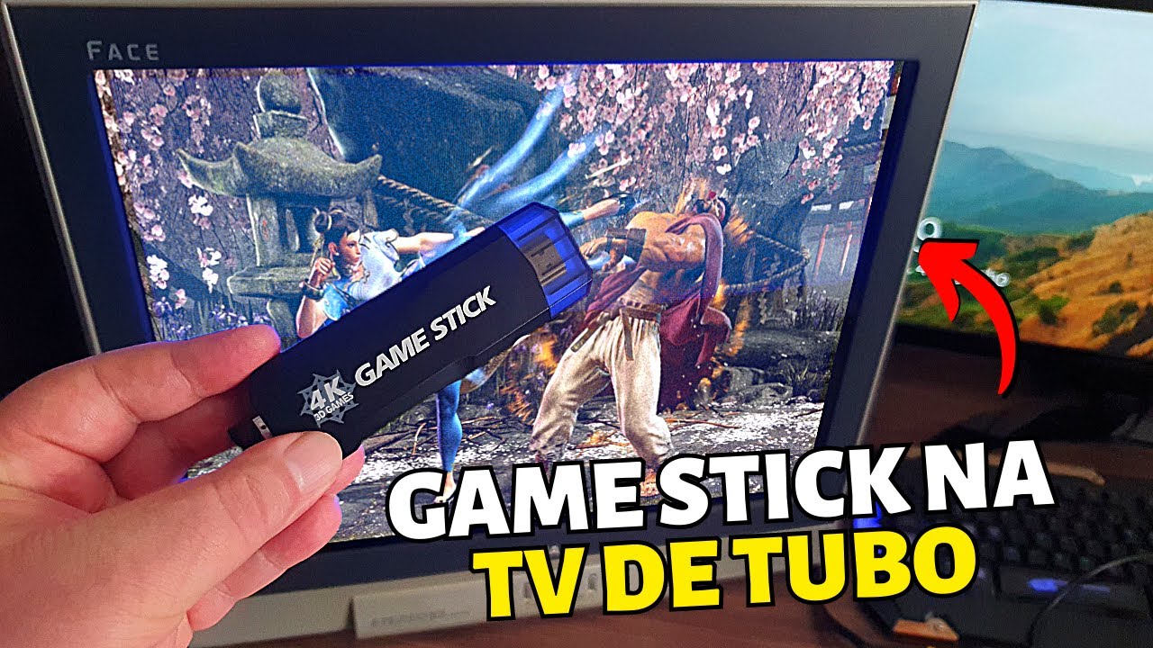 Liguei Game Stick GD10 Na TV De Tubo - YouTube