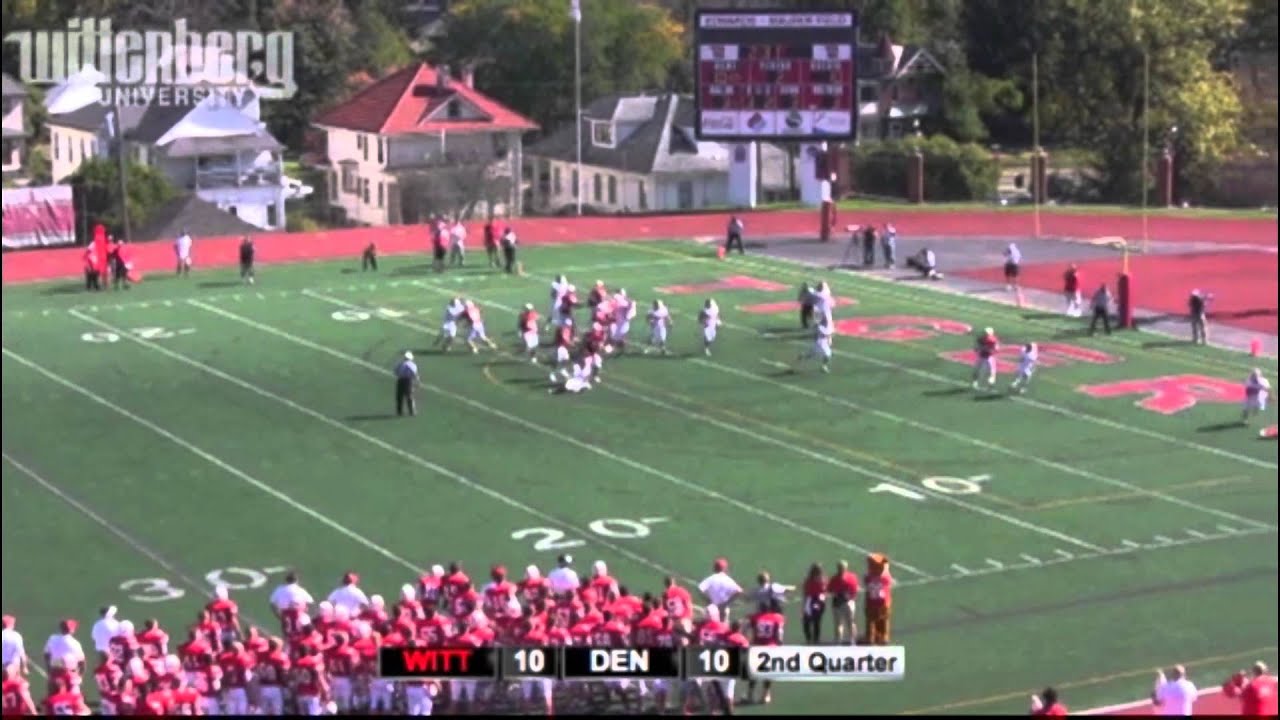 Wittenberg Football vs. Denison - Homecoming - YouTube