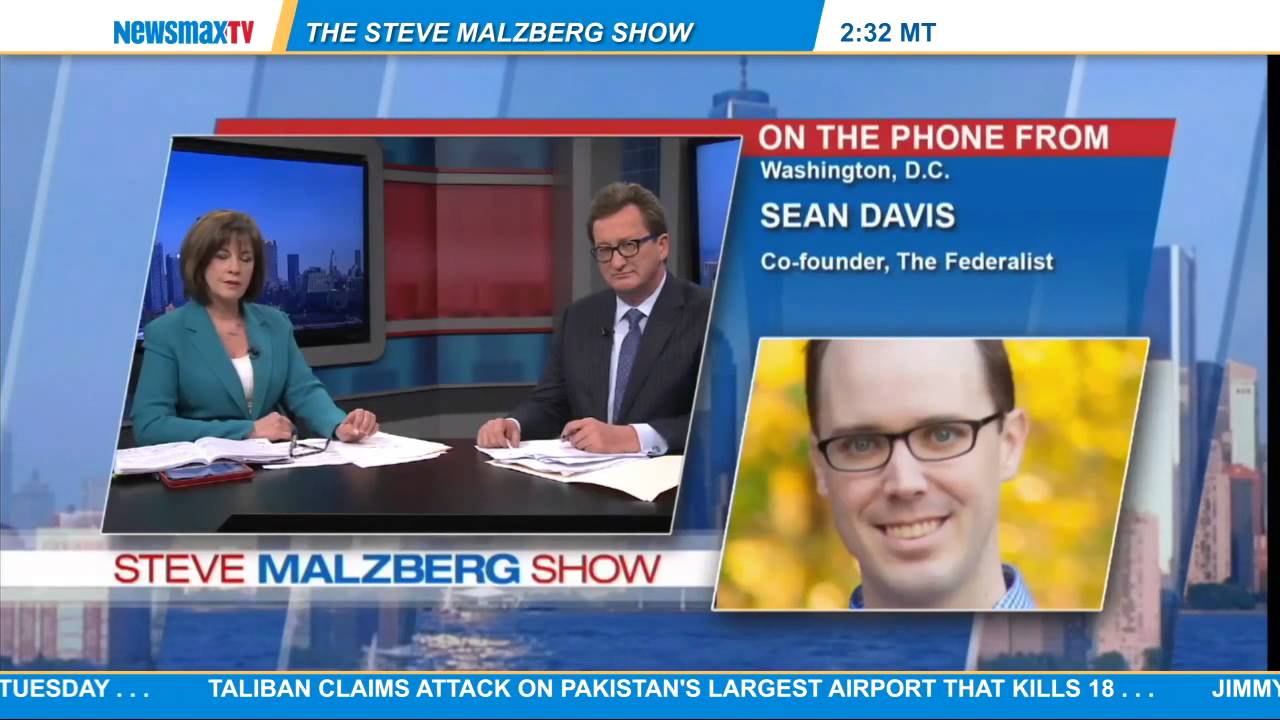 Sean Davis -- co-founder of The Federalist and COO of Media Trackers ...