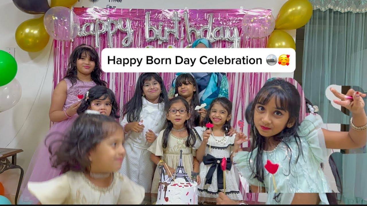 Happy Born Day Celebration | 7th Birthday full fun with friends a lot ...