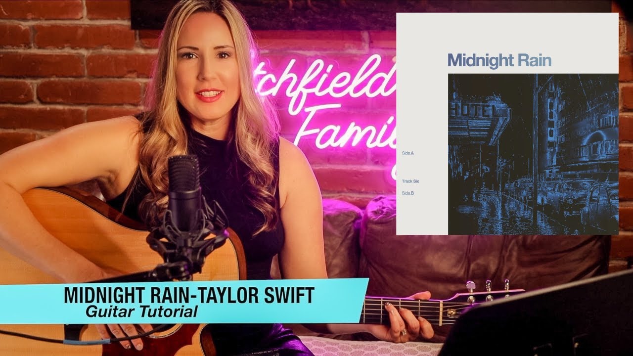 How to Play Taylor Swift Midnight Rain EASY 4 Chords! - YouTube