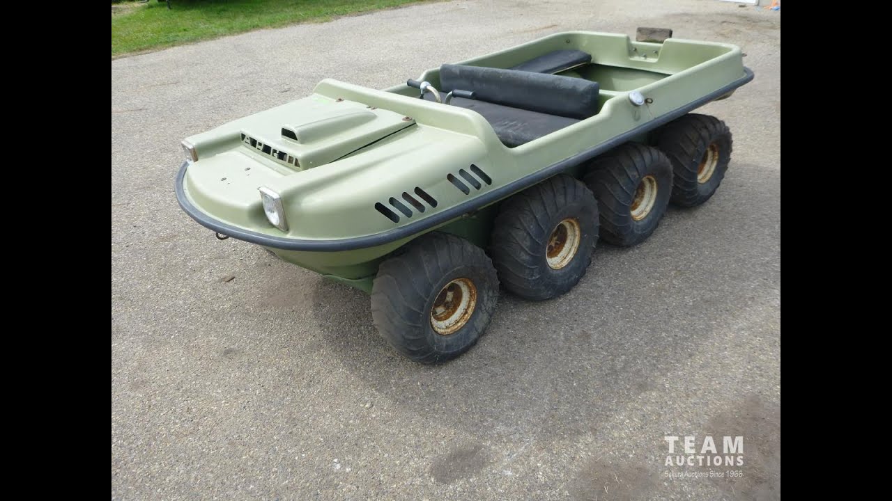 Argo 8 Wheel Amphibious UTV (Inoperable) Selling Sep 9 - 12, 2022 - YouTube