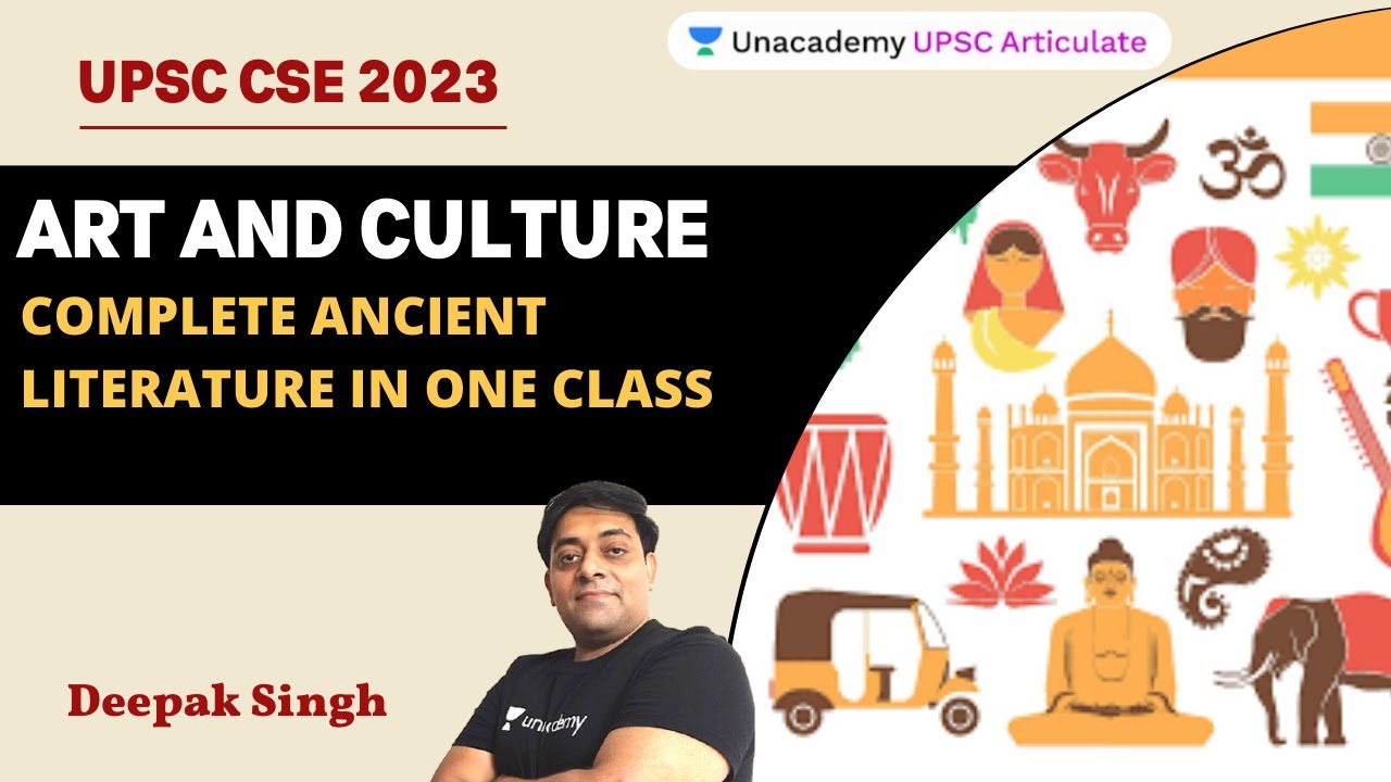 Art and Culture | UPSC CSE 2023 | Complete Ancient Literature in one ...