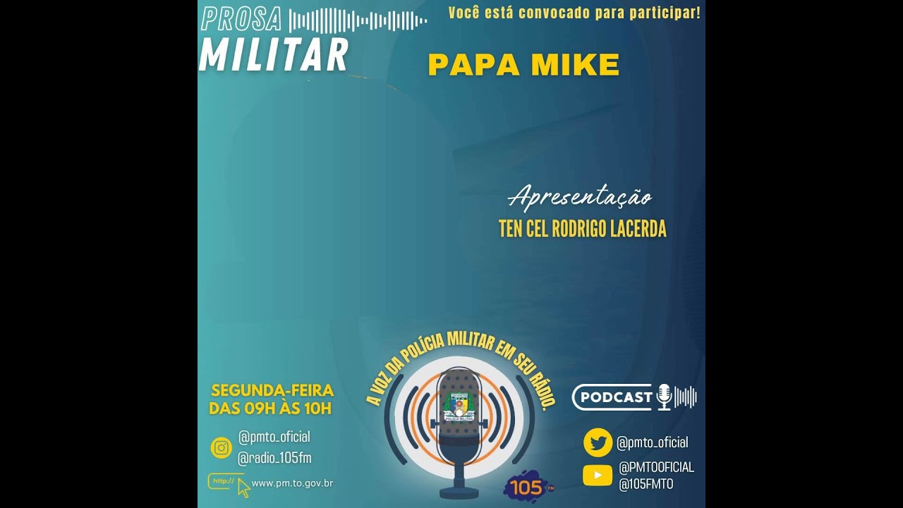Papa Mike ao vivo - A Voz da PM no seu rádio - YouTube