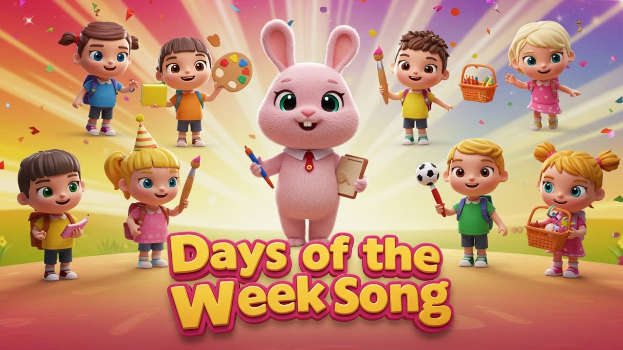 Days of the Week Song for Kids | Learn the 7 Days | Educational Nursery ...