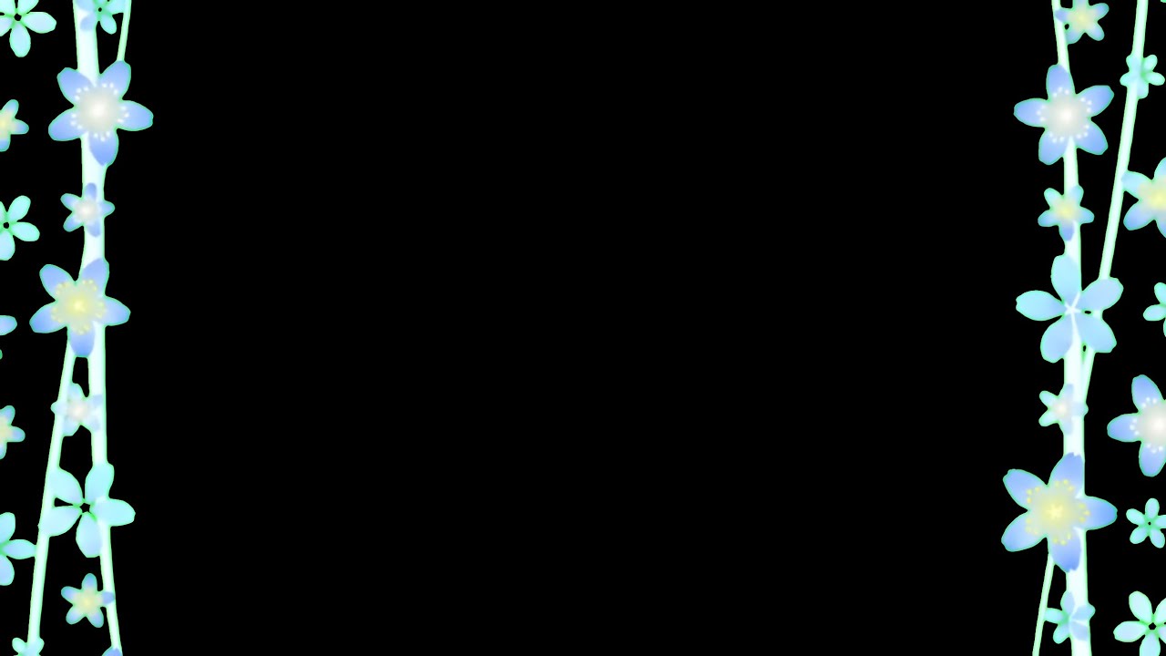 Flower animation black screen video | Black screen flower effect - YouTube
