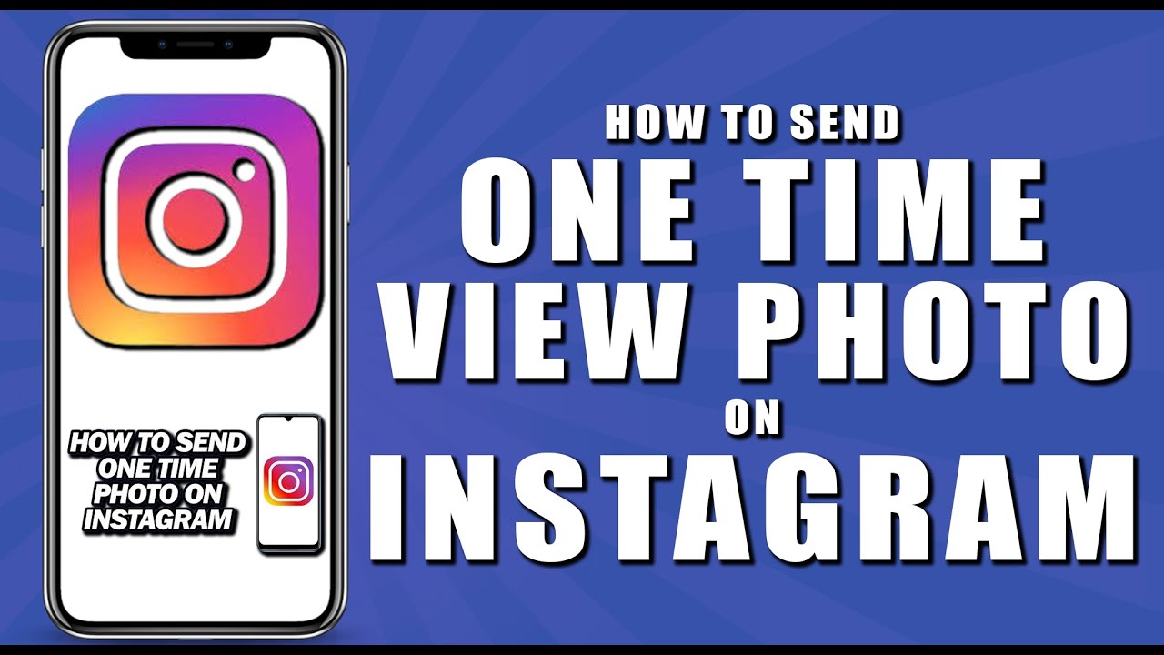 How to send one time view photo on instagram (2024) - YouTube