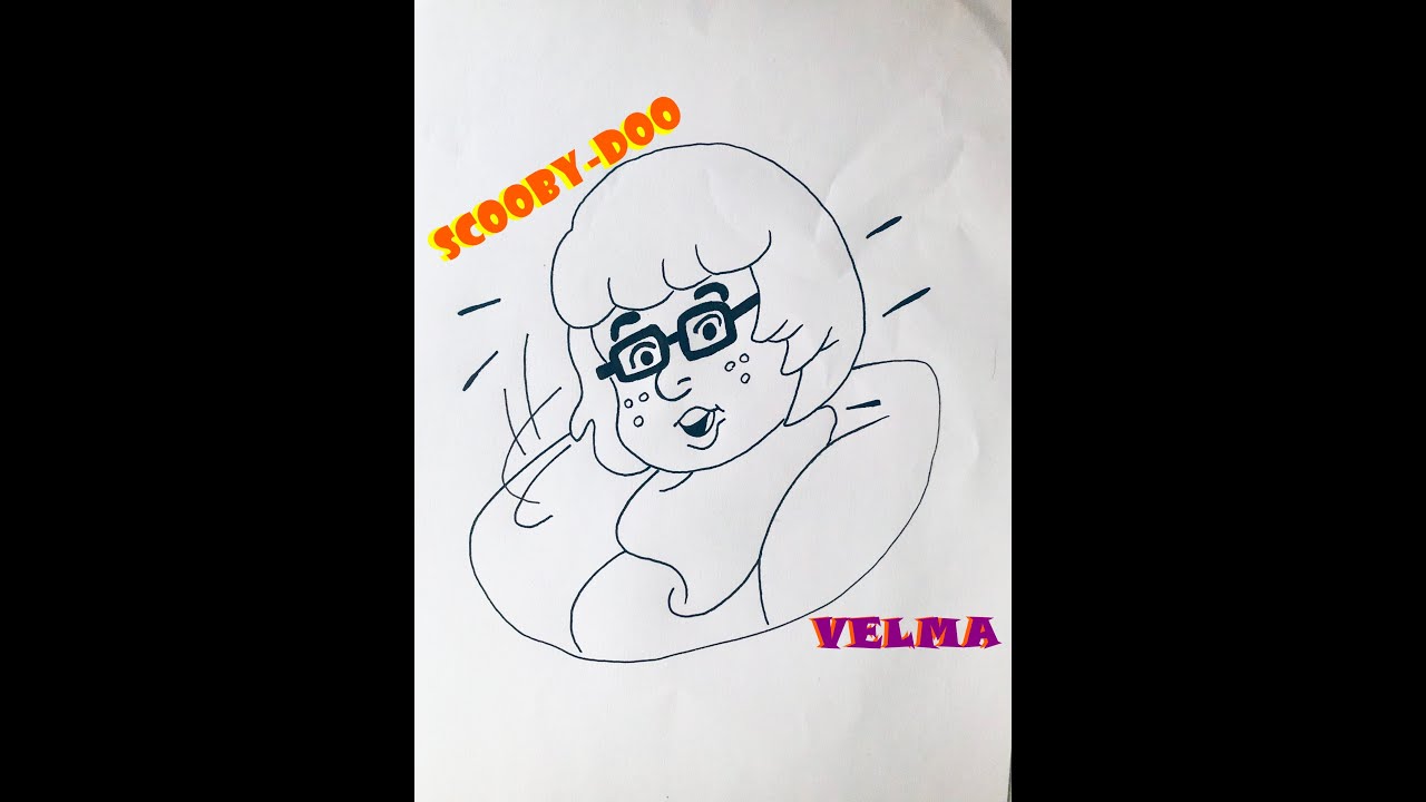 How to Draw Velma from Scooby-Doo step by step - YouTube