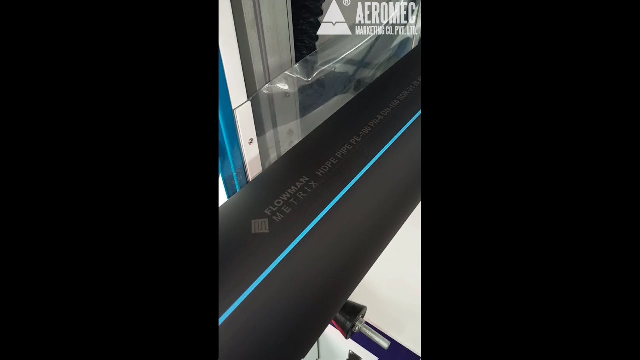 Laser Marker for #hdpe #pipes #printingmachine #aeromec #printer # ...