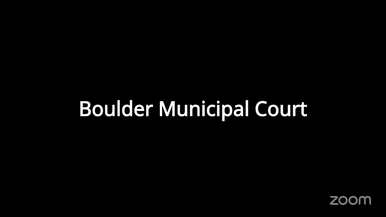 Thursday, AUGUST 28, 2025 Boulder Municipal Court Session - YouTube