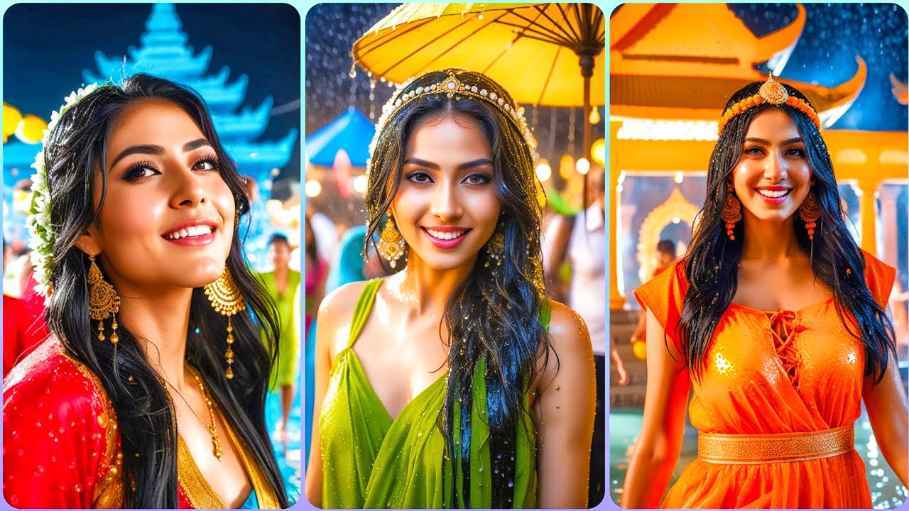 [4K] AI ART Indian Lookbook Model video 🔥M.KAVI112👄 #Pixcelvibe # ...