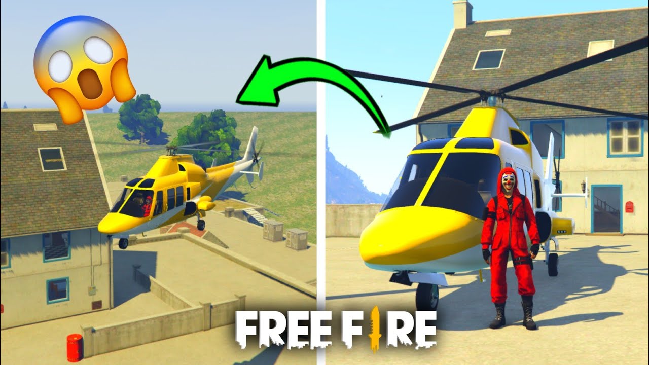 HELICOPTER IN FREE FIRE 😱⚡️ - YouTube