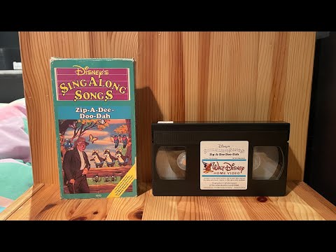 Closing to Disney's Sing-Along Songs: Zip-a-Dee-Doo-Dah (Canadian Copy) 1986 VHS