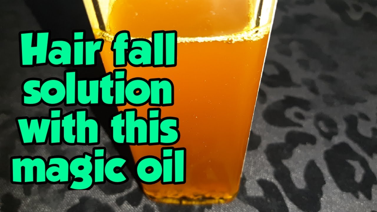 Hair fall solution with a magic oil at home//Easy way of hair care ...