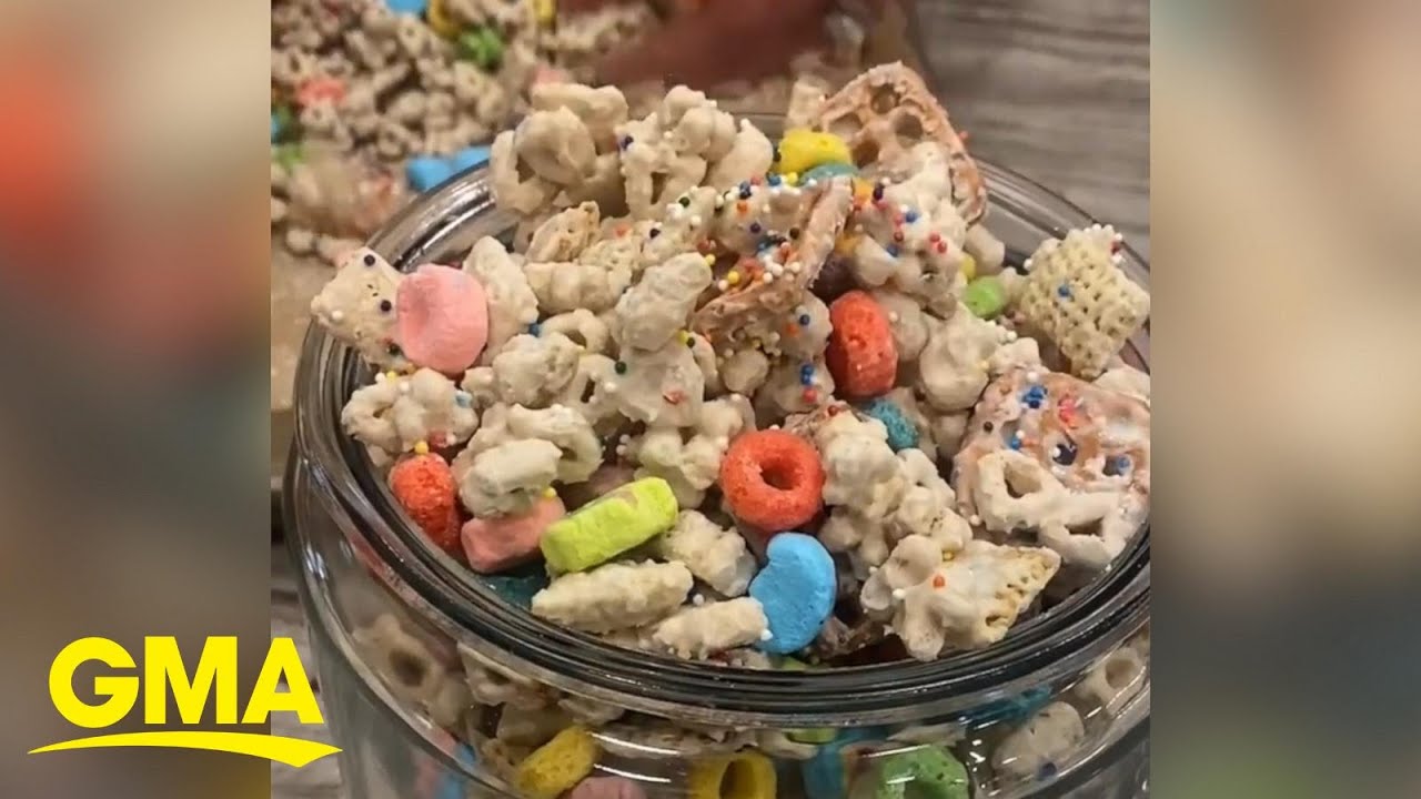 Try this DIY ‘Magic Mix’ snack l GMA - YouTube