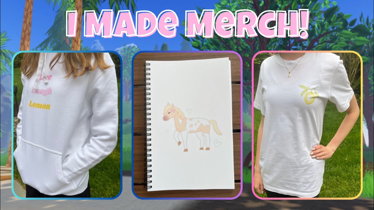 I Made *IRL MERCH!* 🤩 - YouTube
