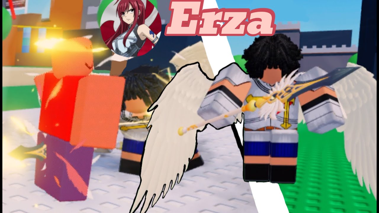 Becoming ERZA from FAIRY using VALKYRIE MOVESET IN| Roblox Project ...