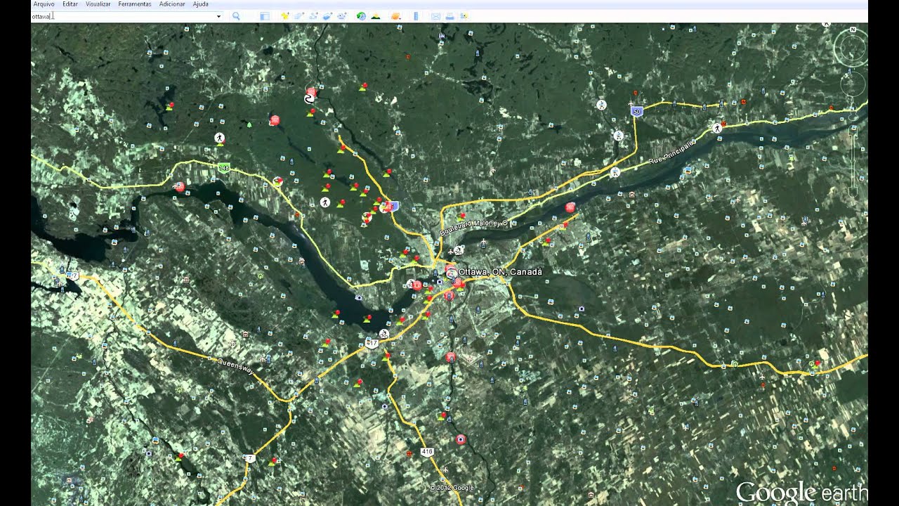 Ottawa google earth - YouTube