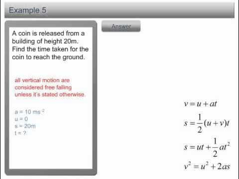 Steps in Solving Linear Motion Problems - Example - YouTube