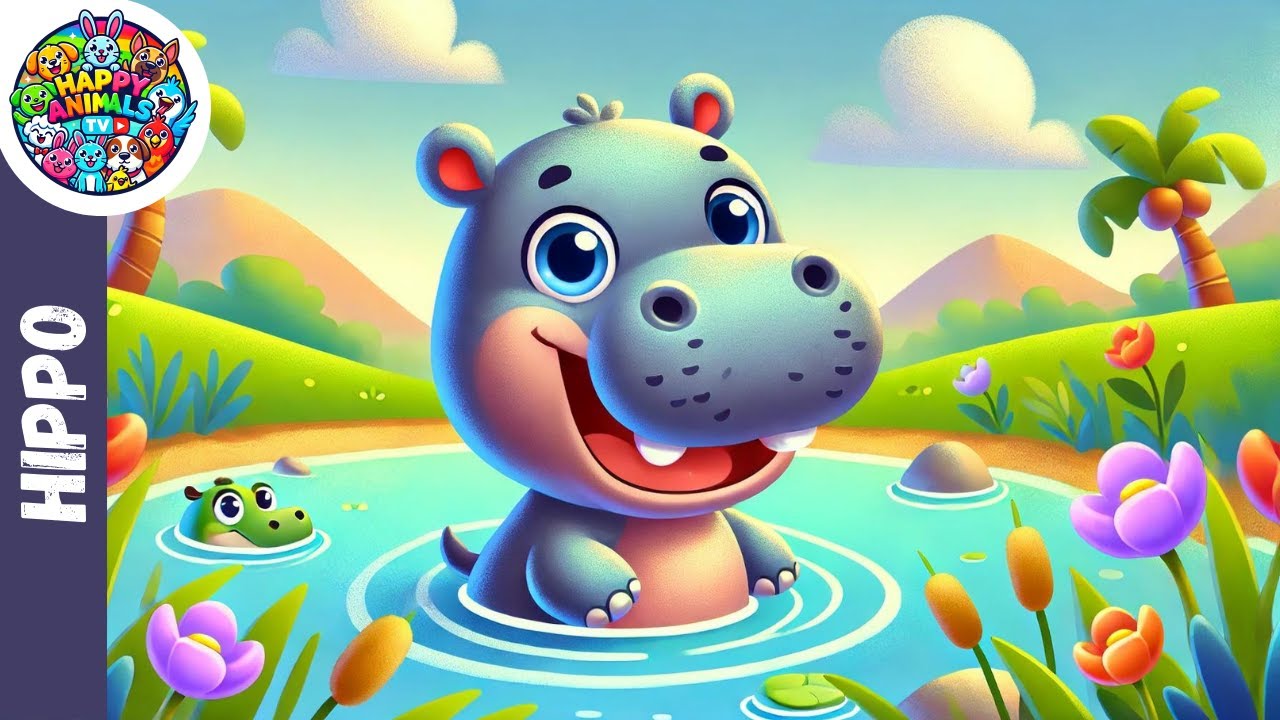 Hippo's Gentle Song | ‪@HappyAnimalsTV Kids Songs & Nursery Rhymes ...
