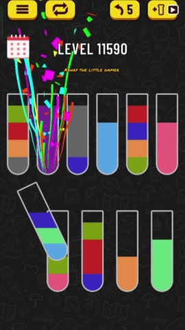 Water sort puzzle level 11590 - YouTube