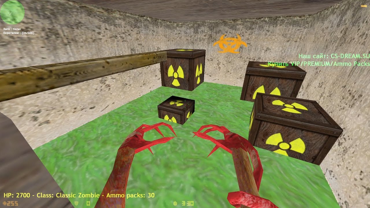 Counter Strike 1.6 Zombie Mod CS-DREAM - YouTube