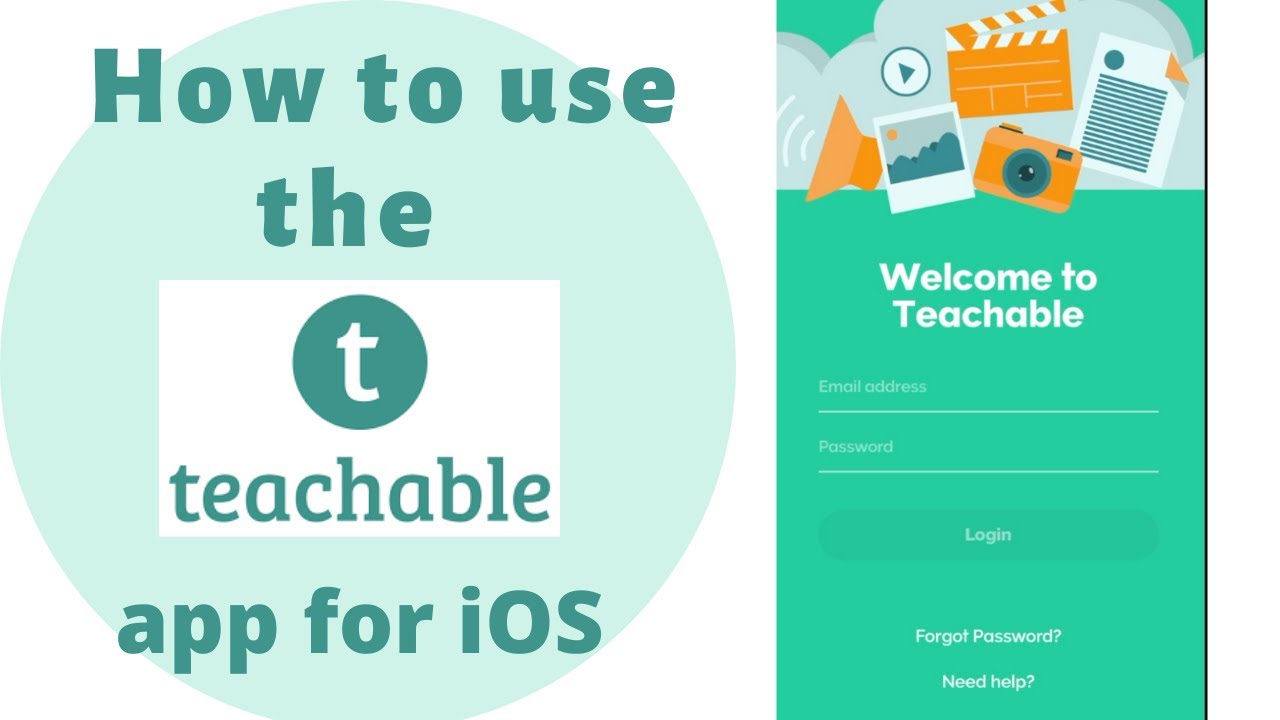 How to use the Teachable App for iPhone and iPad - YouTube