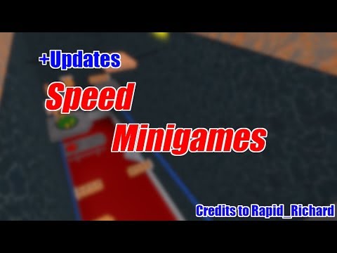 (ANOTHER NEW MAP!) Speed Minigames (My Game) | Roblox - YouTube